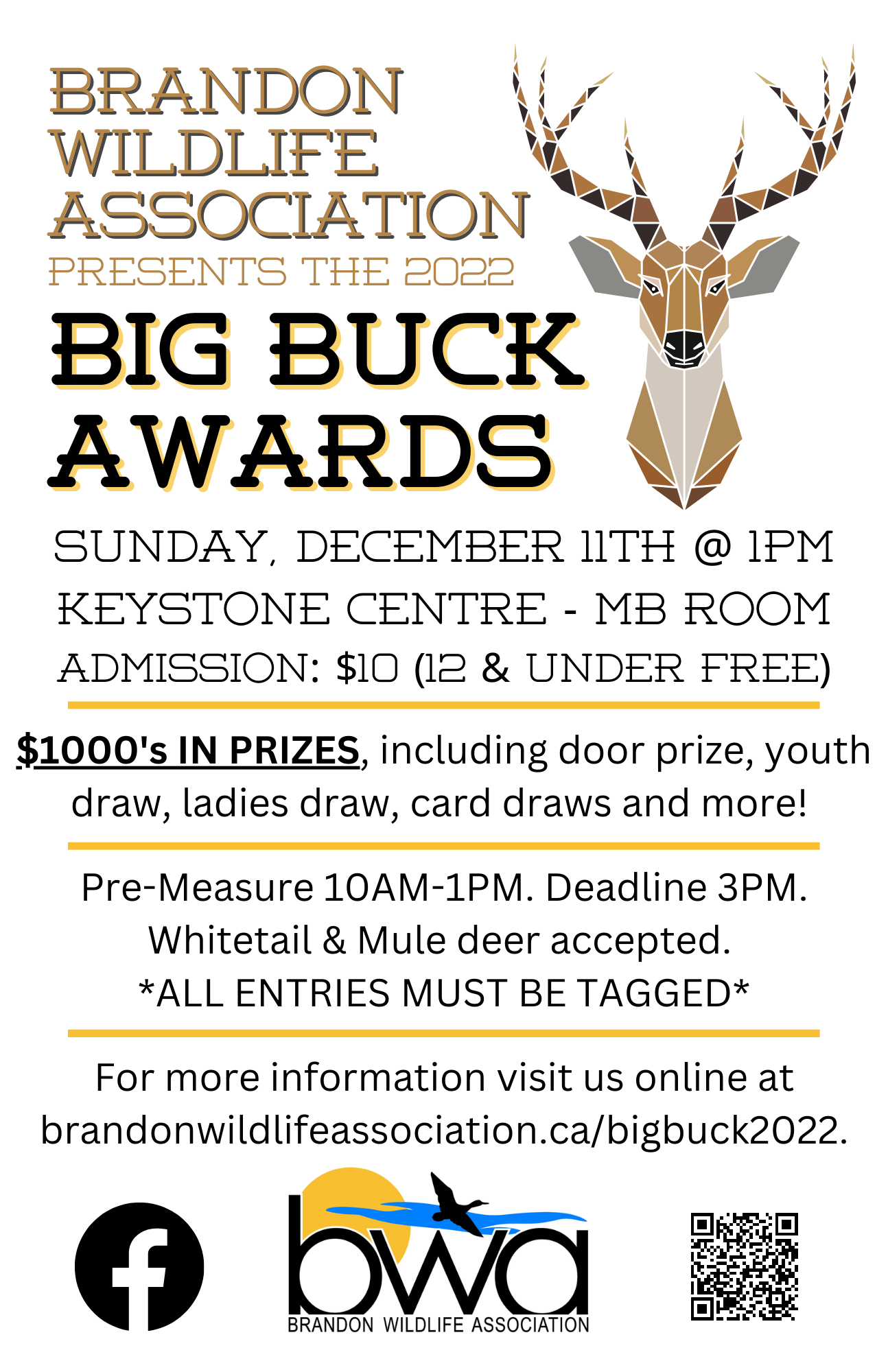 Big Buck Awards 2022 – Brandon Wildlife Association